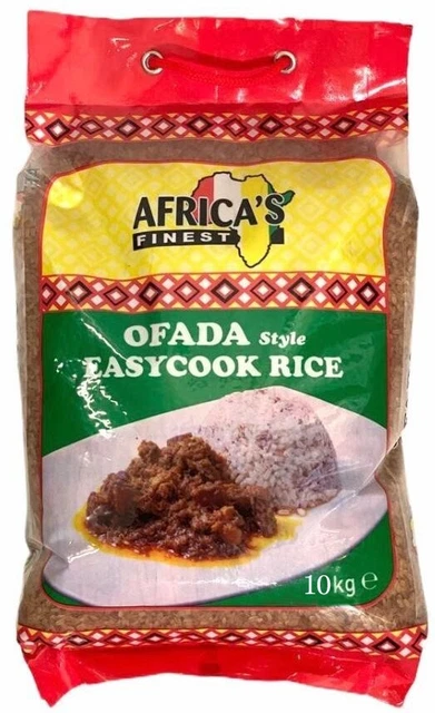 OFADA RICE EASYCOOK Rice 10kg Nigerian Rice Africa Finest £23.99 ...