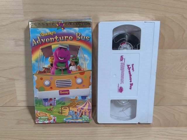 BARNEY’S ADVENTURE BUS Classic Collection VHS Video Tape Sing Along ...