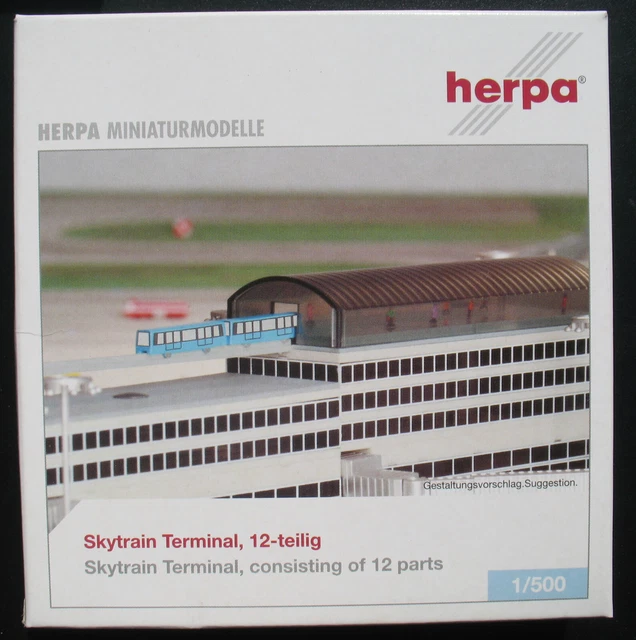 HERPA WINGS 520126 - Skytrain Terminal - 1:500 Flughafen Zubehör Airport train EUR 89,90 ...