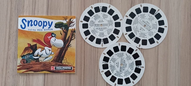SNOOPY AND THE Red Baron Original Viewmaster Reel/Booklet Set, Superb ...