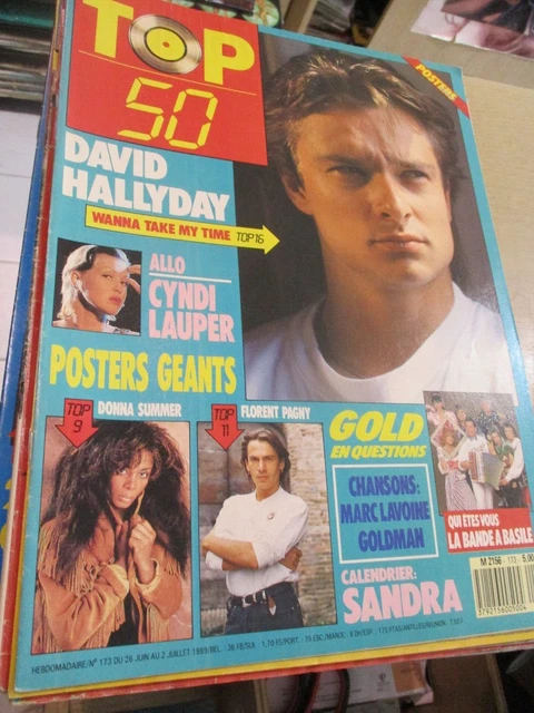 SANDRA TOP 50 173 complet posters donna summer florent pagny EUR 10,00 ...