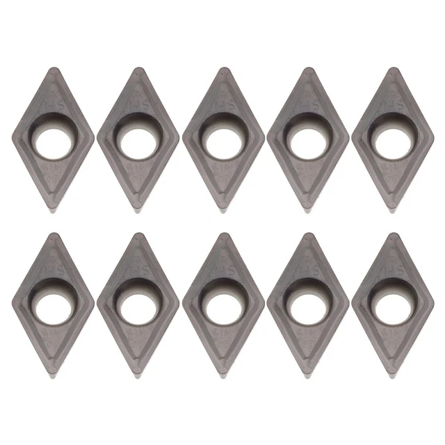 INSERTS EN CARBURE fiables pour le tournage de l'acier 10 pièces ensemble pour EUR 19,70 ...
