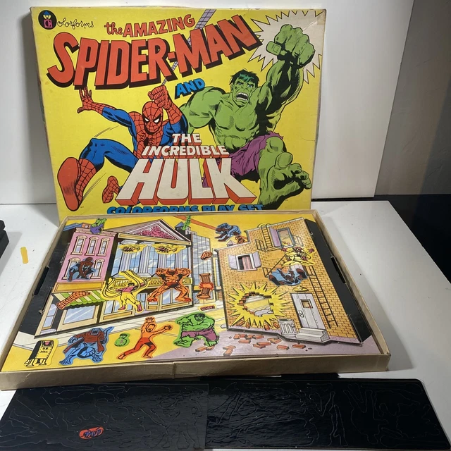 VINTAGE 1979 AMAZING Spider-Man Incredible Hulk Marvel Comics ...