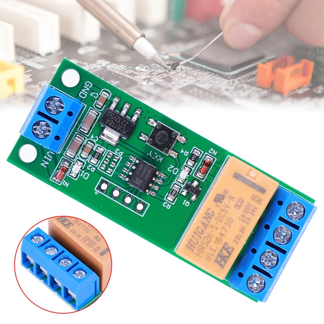 DC 5/6/9/12V MOTOR Reverse Polarity Module 2A Drive Current DPDT Delay ...