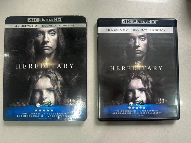 HEREDITARY 4K ULTRAHD + Blu Ray & Digital with Limited Edition ...