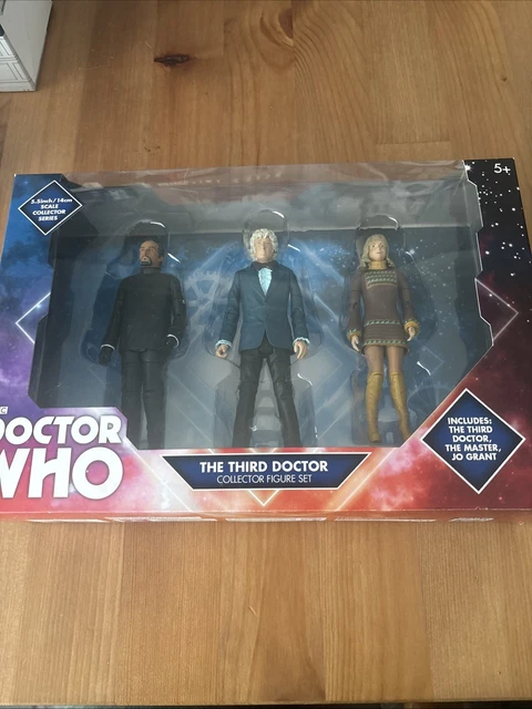 DOCTOR WHO THIRD 3rd Dr Set Master Jo Grant Character On Line 5.5 Inch ...