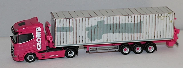 HERPA 954426 | DAF XG Container-Seitenlader mit 40 ft. Container ...