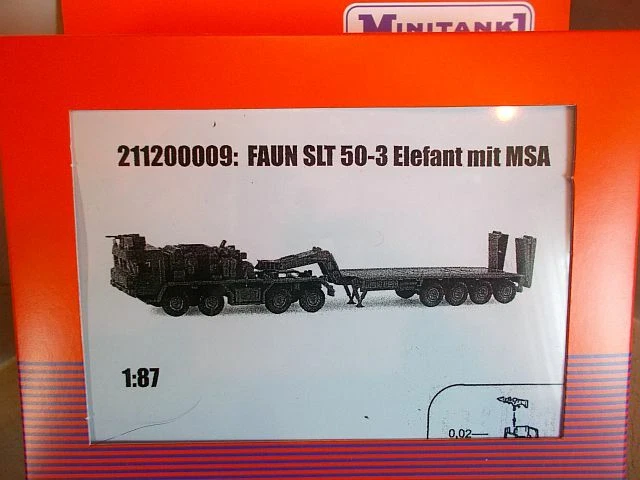 MINITANKS - MADE by Arsenal M - FAUN SLT-3 Panzertransporter 50t mit ...
