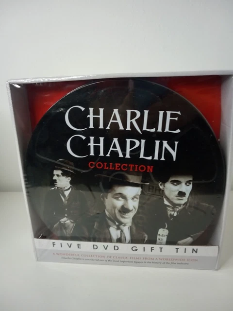 CHARLIE CHAPLIN COLLECTION Five Dvd Gift Tin - New In Box EUR 10,48 - PicClick IT
