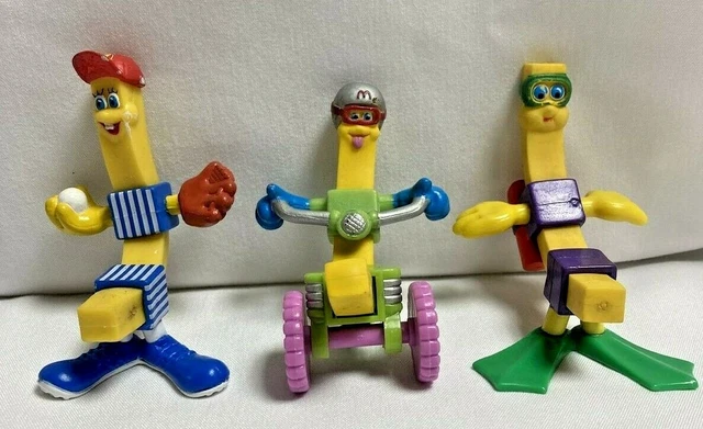 MCDONALD'S FRY BENDERS Bendy French Frity Jungs 1989 Happy Meal ...