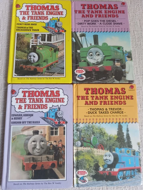 4 VINTAGE 1980S Thomas The Tank Engine &Friends Hardback Ladybird Books ...