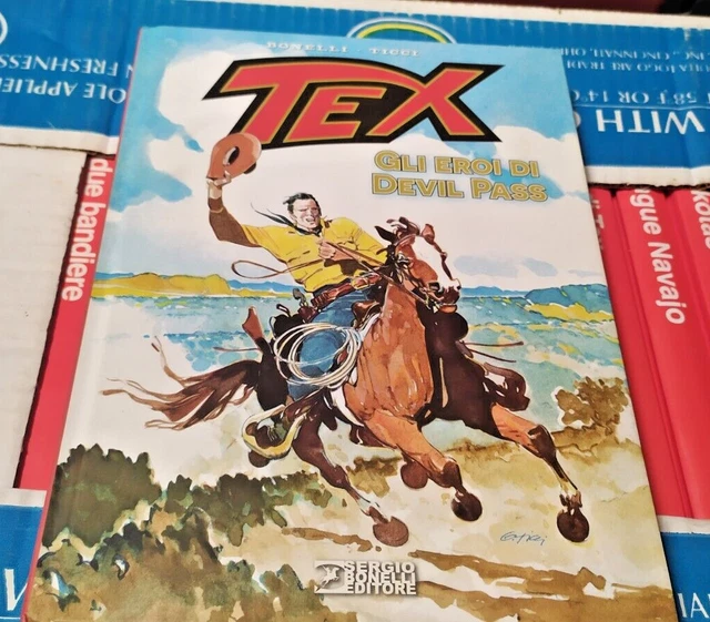 CARTONATO STRENNA TEX-GLI EROI DEL DEVIL PASS-1a ed 2017-SERGIO BONELLI ...
