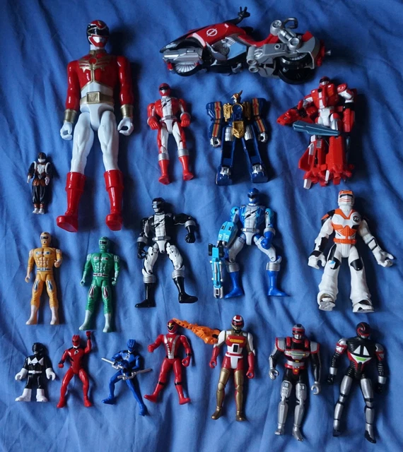 POWER RANGERS VR Troopers / x18 Action Figures Zord Vehicle ...