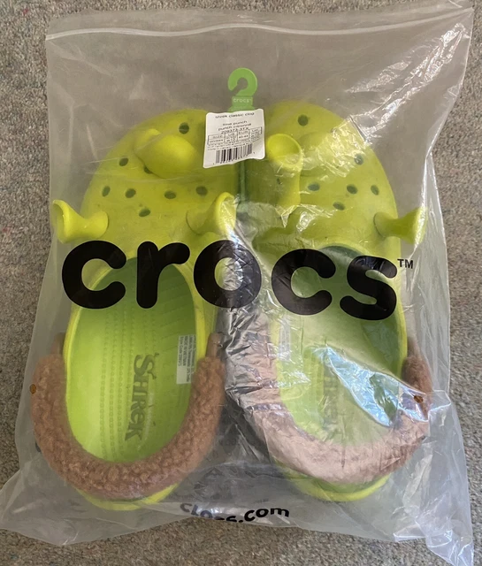 CROCS - DREAMWORKS Shrek Clog 'Shrocs' - Men's Size 11-12/Womens Size ...