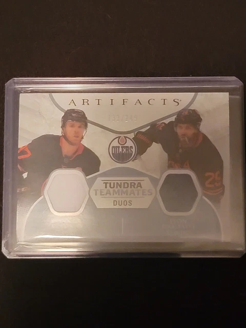CARTE PATCH TUNDRA Teammates Connor McDavid et Leon Draisaitl EUR 89,35 ...