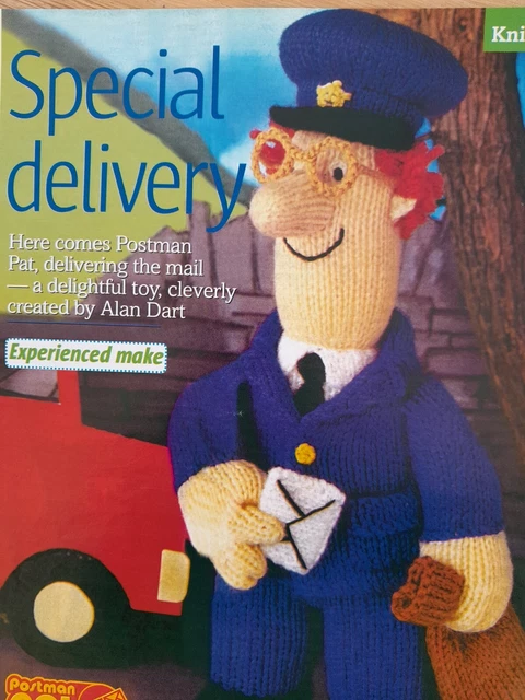 ALAN DART POSTMAN Pat Toy Knitting Pattern. £1.50 - PicClick UK