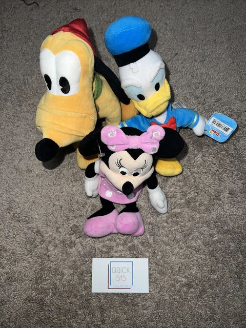 DISNEY JR. MICKEY Mouse Clubhouse 10" Plushes Donald Duck, Minnie Mouse ...