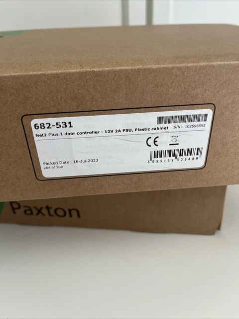 PAXTON NET2 PLUS 682-531 Door Controller 12V 2A PSU In Plastic Cabinet ...