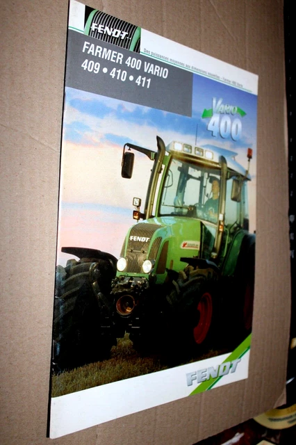PROSPECTUS TRACTEUR FENDT FARMER 411 Tractor Traktor Trattore Prospekt Brochure EUR 10,99 ...