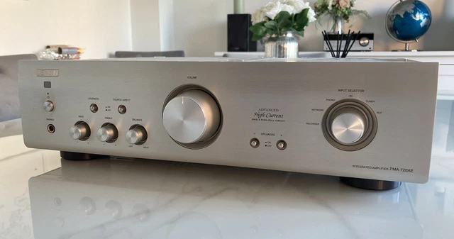 DENON PMA-720AE AMPLIFIER. Silver. Used but in superb condition EUR 109 ...