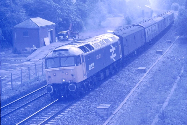 1990 BRITISH RAIL BR Diesel Loco 47535 Railway Slide Ref 2923 £3.99 ...