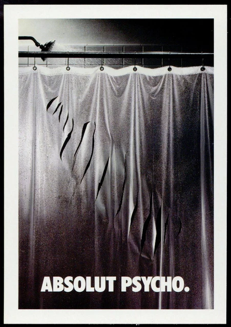 CARTOLINA PUBBLICITARIA PROMOCARD n.3622 ABSOLUT PSYCHO VODKA ...