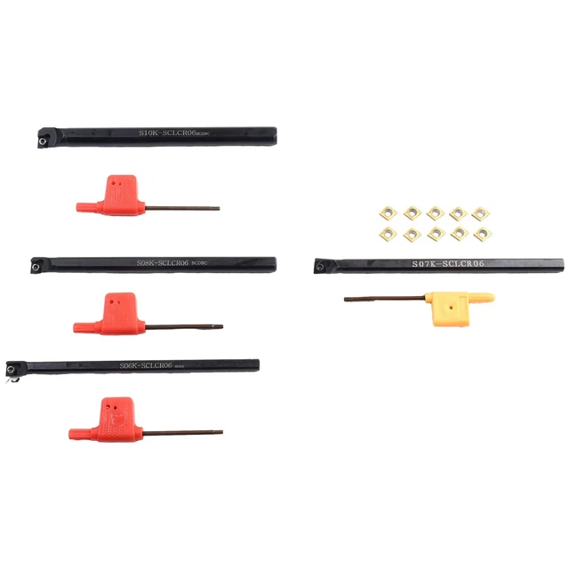 ENSEMBLE D'OUTILS DE tournage de tour de précision dans le tour CNC 4 tiges mé EUR 33,70 ...