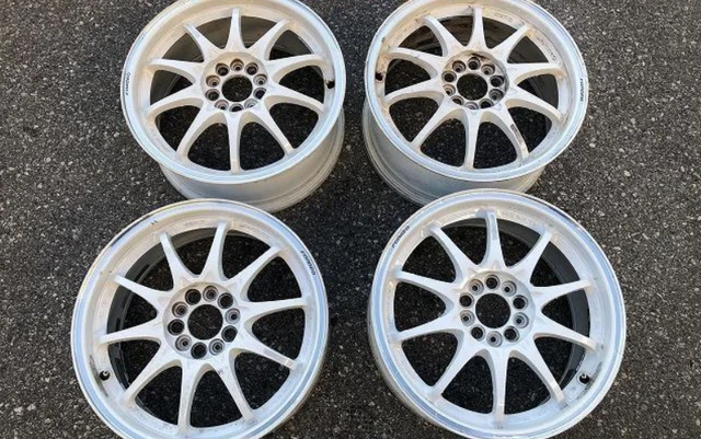 JDM WHEELS RIMS RAYS VOLK RACING CE28 CLUB RACER 7Jx16 +48 PCD 100 ...