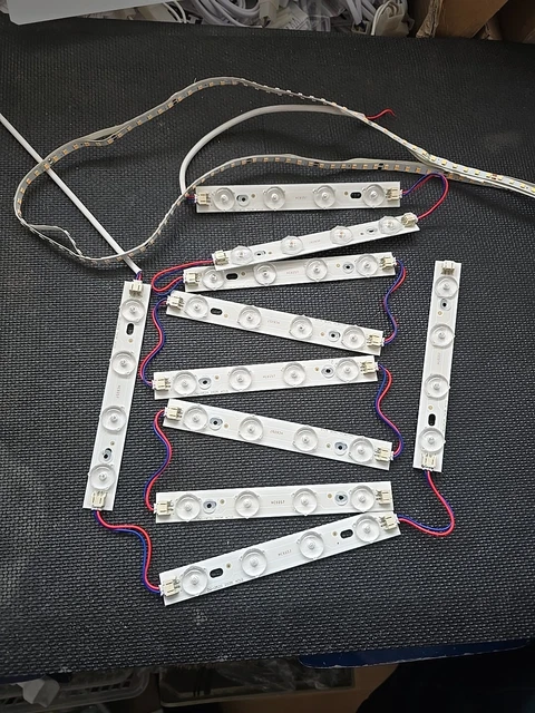 11X MÓDULO REPARACIÓN Repuesto LED 50W 3000K Blanco Cálido Regulable DC33-42V Max.57V 1.2A EUR ...