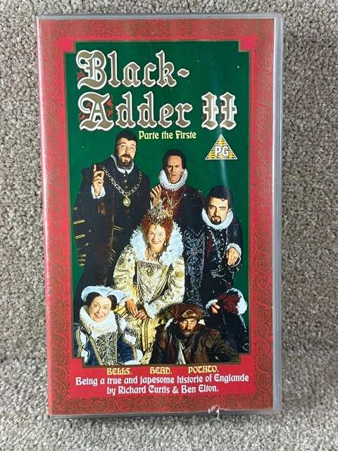 VHS VIDEO TAPE - Black Adder II - Parte The Firste - Bells Head Potato ...