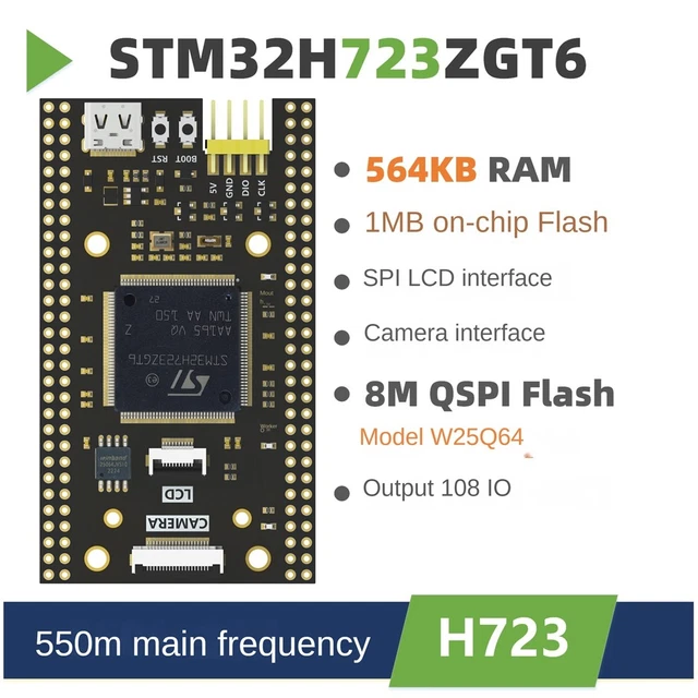 STM32H723ZGT6 CORE BOARD Chip STM32 STM32H723 STM32H H723ZG System ...