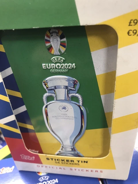 TOPPS UEFA EURO 2024 Germany Official Stickers Collection Tin: 54 ...