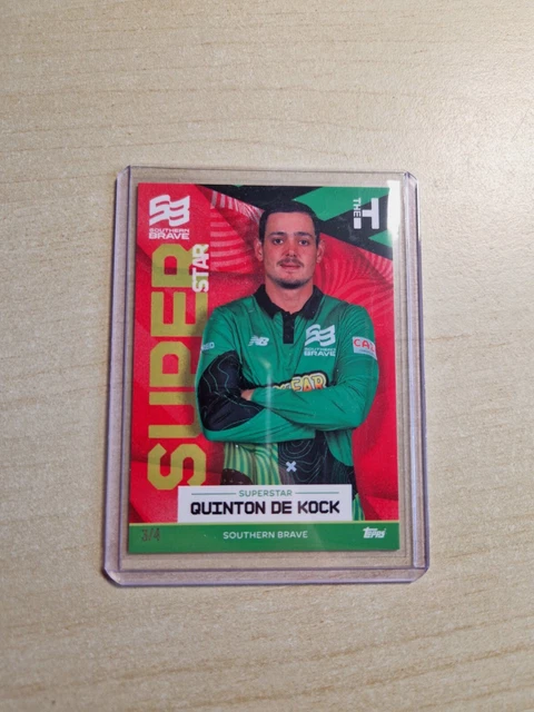 QUINTON DE KOCK 3/4 Topps The Hundred On Demand 2022 EUR 106,40 ...