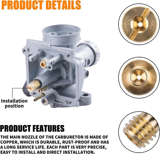 PREMIUM CARBURETOR MAIN Jet Kit with Measuring Hole for Honda Vehicles ...