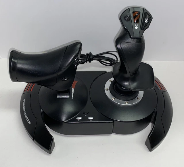THRUSTMASTER T-FLIGHT HOTAS X Ver. 2 Joystick Windows PC USB Controller ...