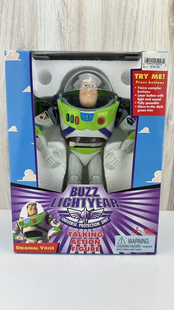 FIGURINE TALKING BUZZ Lightyear Universe Protection Unit 8" Toy Story ...