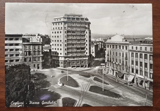 9001 CARTOLINA CAGLIARI Piazza Garibaldi 1959 Viaggiata EUR 4,00 ...