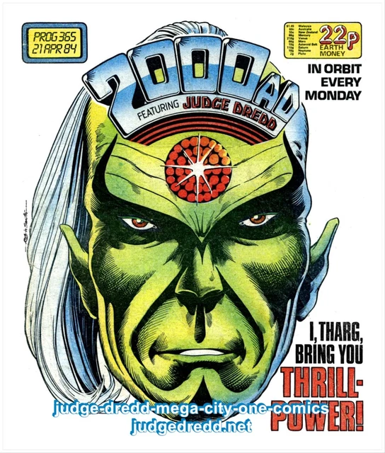 2000AD PROG 365 Judge Dredd Comic Very Good to Excellent Condition (A ...