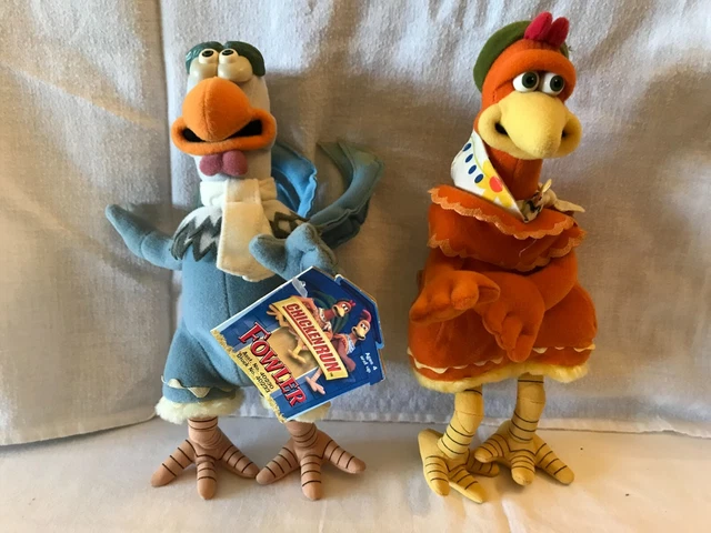 CHICKEN RUN CHARACTERS Fowler & Ginger plush £15.99 - PicClick UK