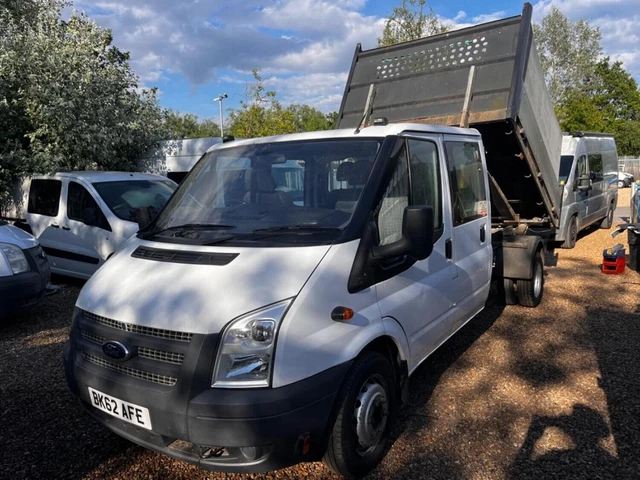 FORD TRANSIT TIPPER 22 TDCi 350 White Manual Diesel 2012 CREW DOUBLE ...