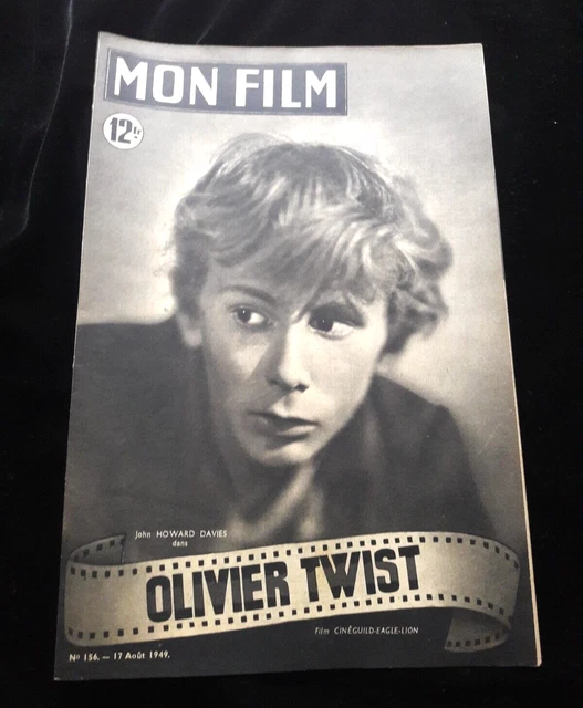 MON FILM N°156 08/1949 John Howard Davies Oliver Twist Cinema 791 EUR 2 ...