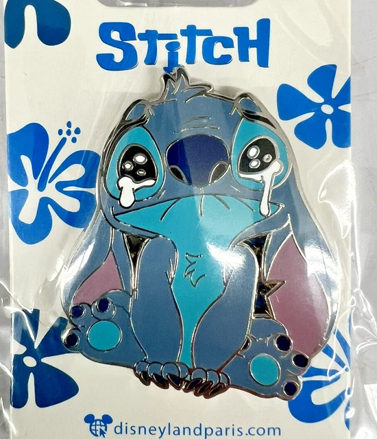 DISNEY STITCH PIN Disneyland Paris Crying Tired Lilo And Stitch Scrump ...