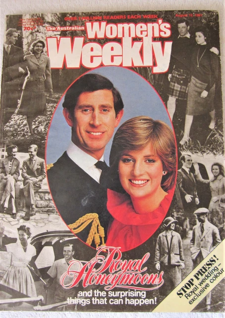 THE AUSTRALIAN WOMEN'S Weekly August 12 1981 Magazine Diana Royal ...