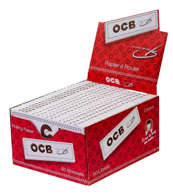 DISPLAY 50 HEFTCHEN à 32 Blättchen Zigarettenpapier OCB Weiss Filigran Extra EUR 41,60 - PicClick DE