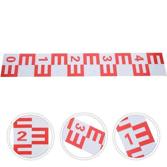 SWIMMING POOL WATER Gauge Marking Stick Level Meter Barometer ...