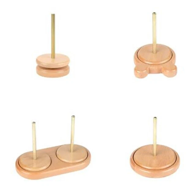 PRACTICAL BOBBIN BRAIDING Tool with Rotating Base for Easy Yarn ...