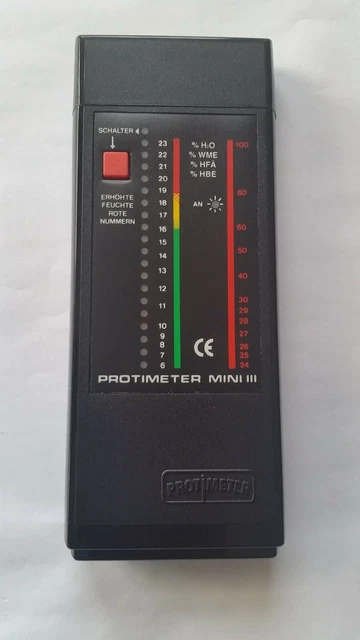 FEUCHTIGKEITSMESSGERÄT, PROTIMETER MINI III, mit Einsteckelektroden ...