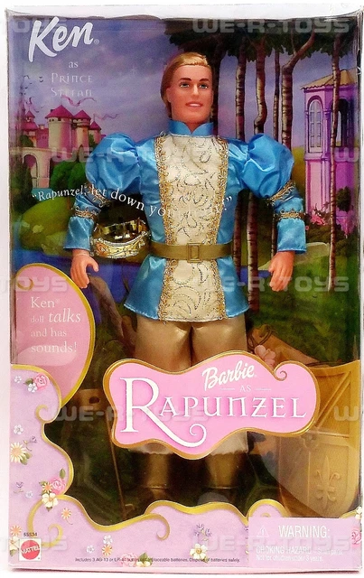 VINTAGE RAPUNZEL PRINCE Stefan Ken Friend of Barbie Doll 2001 Mattel ...