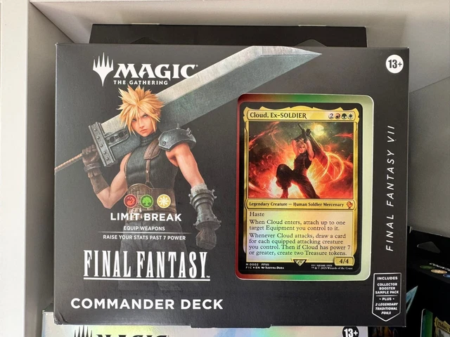 MAGIC THE GATHERING Final Fantasy Commander Deck Limit Break ⭐New ...