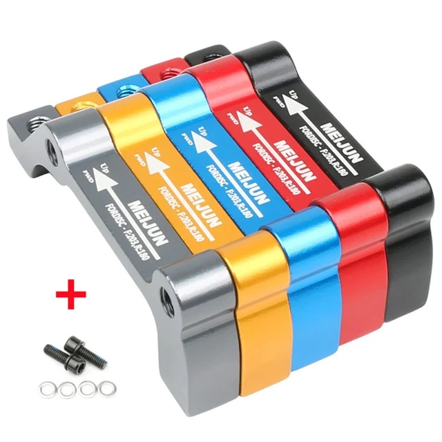 BIKE DISC BRAKE Mount Adapter Replaceable For Front/Rear Compatibility ...